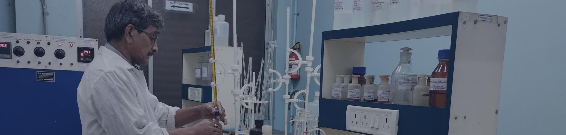 Testing and measuring your products and raw materials