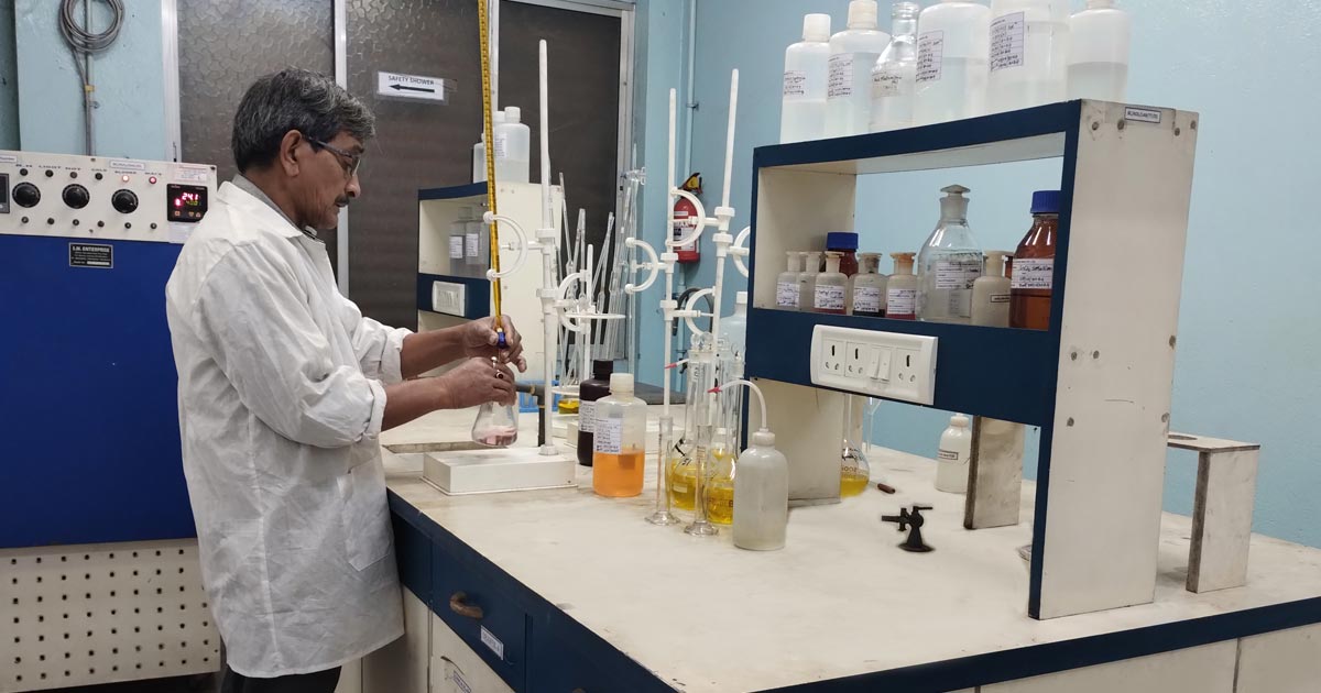 Testing and measuring your products and raw materials