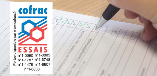 Extensions réussie pour nos accréditations COFRAC